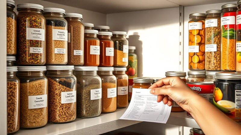 Pantry Rotation and Expiration Checks - Comfort a Life