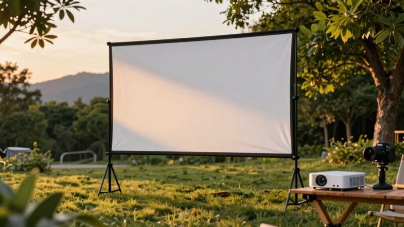 15 Best Portable Projector Screens for Easy Setup and Stunning Views ...